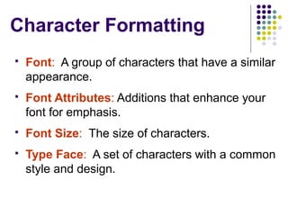Microsoft word basics ppt | PPT