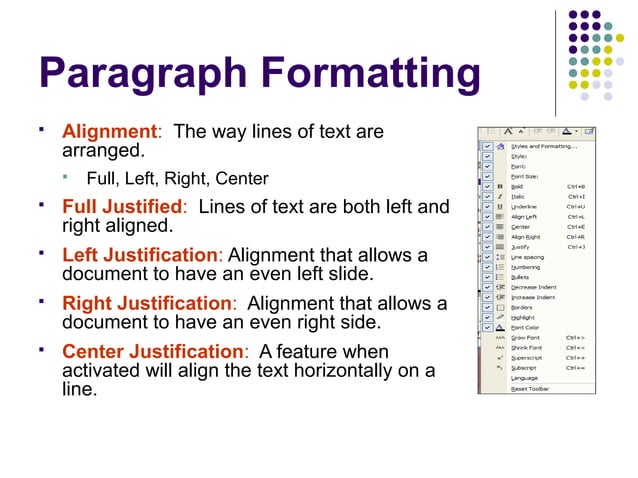 Microsoft word basics ppt | PPT | Desktop Publishing | Computer ...