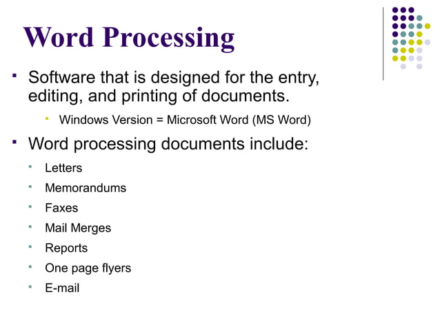 Microsoft word basics ppt | PPT | Desktop Publishing | Computer ...