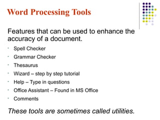 Microsoft word basics ppt | PPT