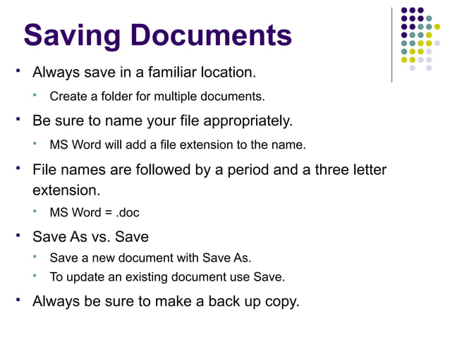 Microsoft word basics ppt | PPT | Desktop Publishing | Computer ...