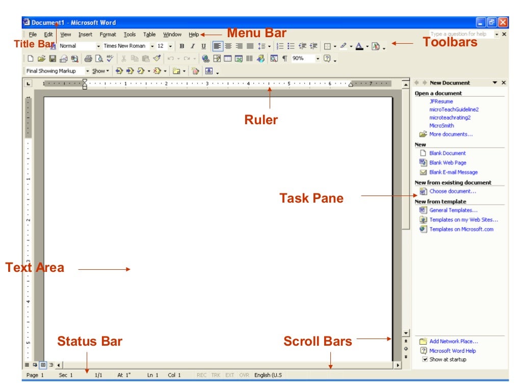 Microsoft word basics ppt