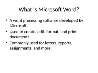 Microsoft_Word _ Basics_Presentation.pptx