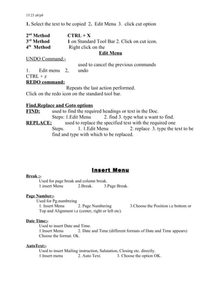 Microsoftwordexcelpptnotes 130107205245-phpapp02 | DOC