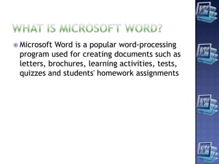Microsoft Word in the classroom | PPT