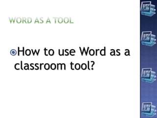 Microsoft Word in the classroom | PPTX