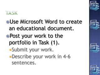 Microsoft Word in the classroom | PPT