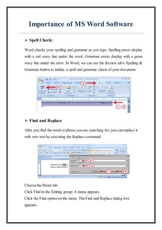 Microsoft word features | DOCX