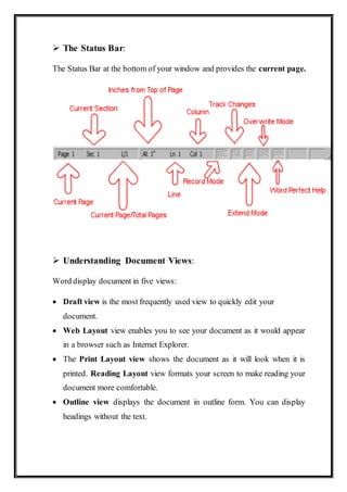 Microsoft word features | DOCX