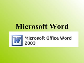 Microsoft Office Word 2003 Logo