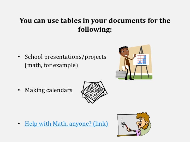 Microsoft word presentation