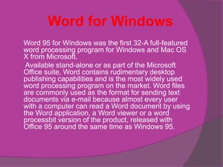 Micro soft word (prince) | PPTX