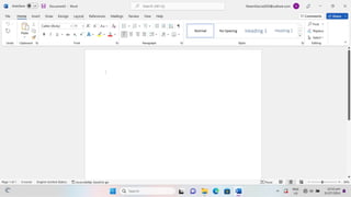 first quarter lesson in microsoft word in icf 8 | PPTX