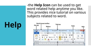 first quarter lesson in microsoft word in icf 8 | PPTX