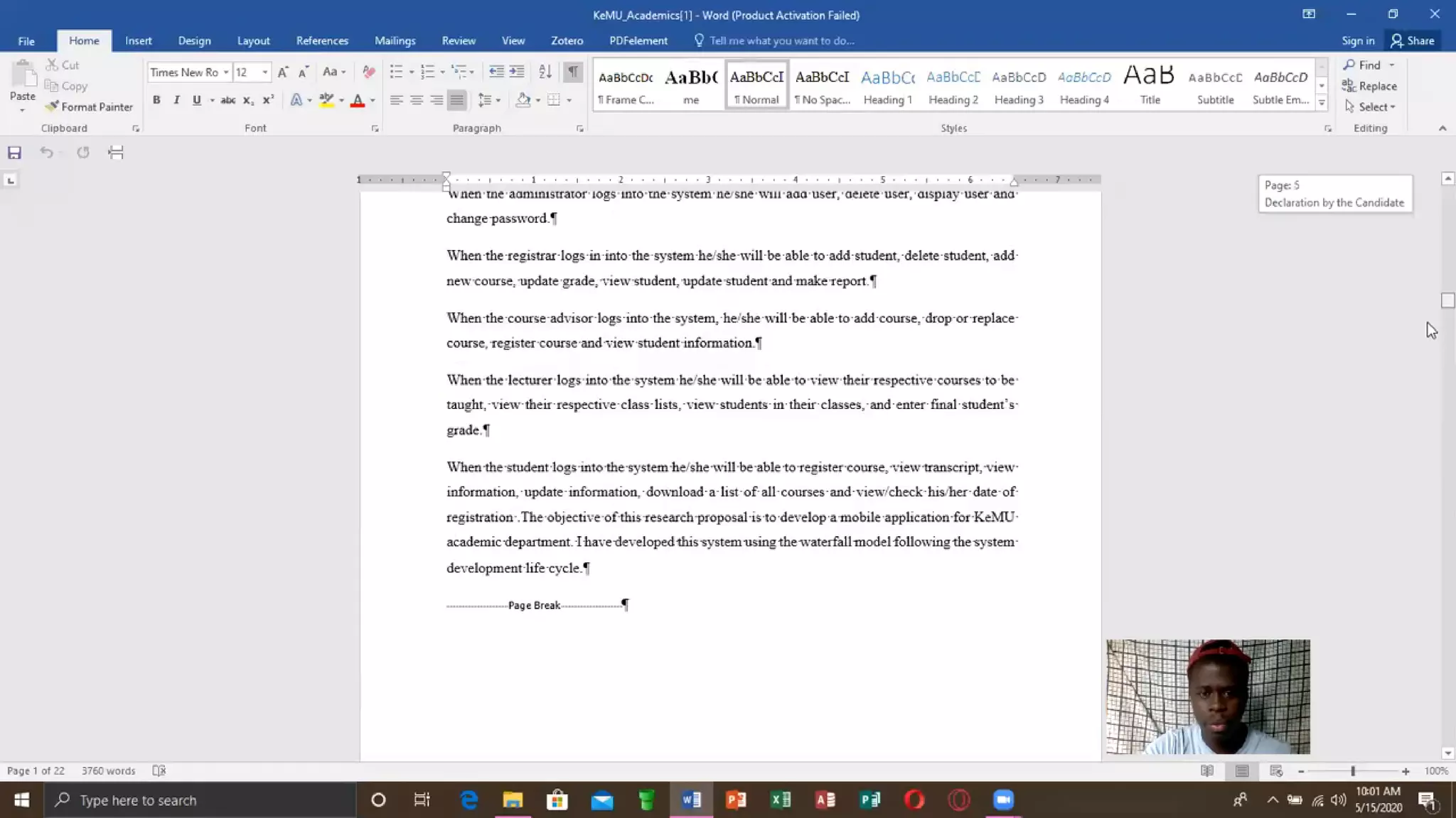 Microsoft Word Tutorial- How to number pages differently in Ms Word ...