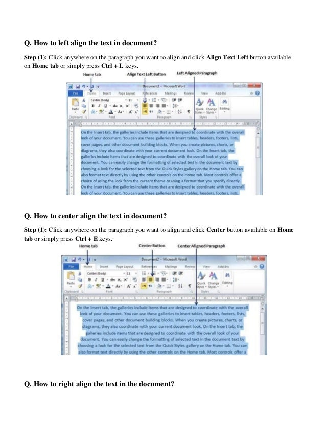 Microsoft Word Tutorials Complete By Gulshan K Maheshwari Qau