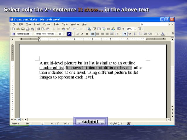 Microsoft word xp | PPT