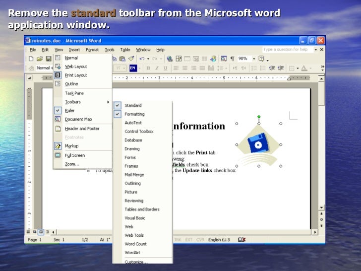Microsoft word xp