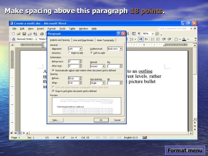 Microsoft word xp
