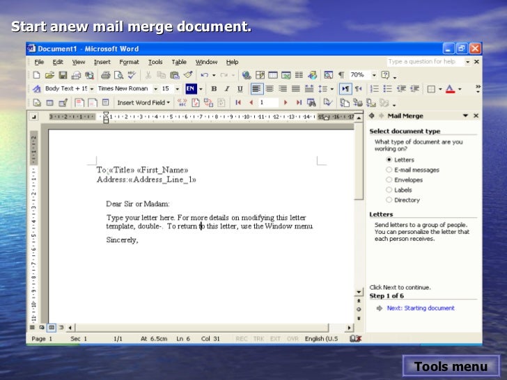 Microsoft word xp