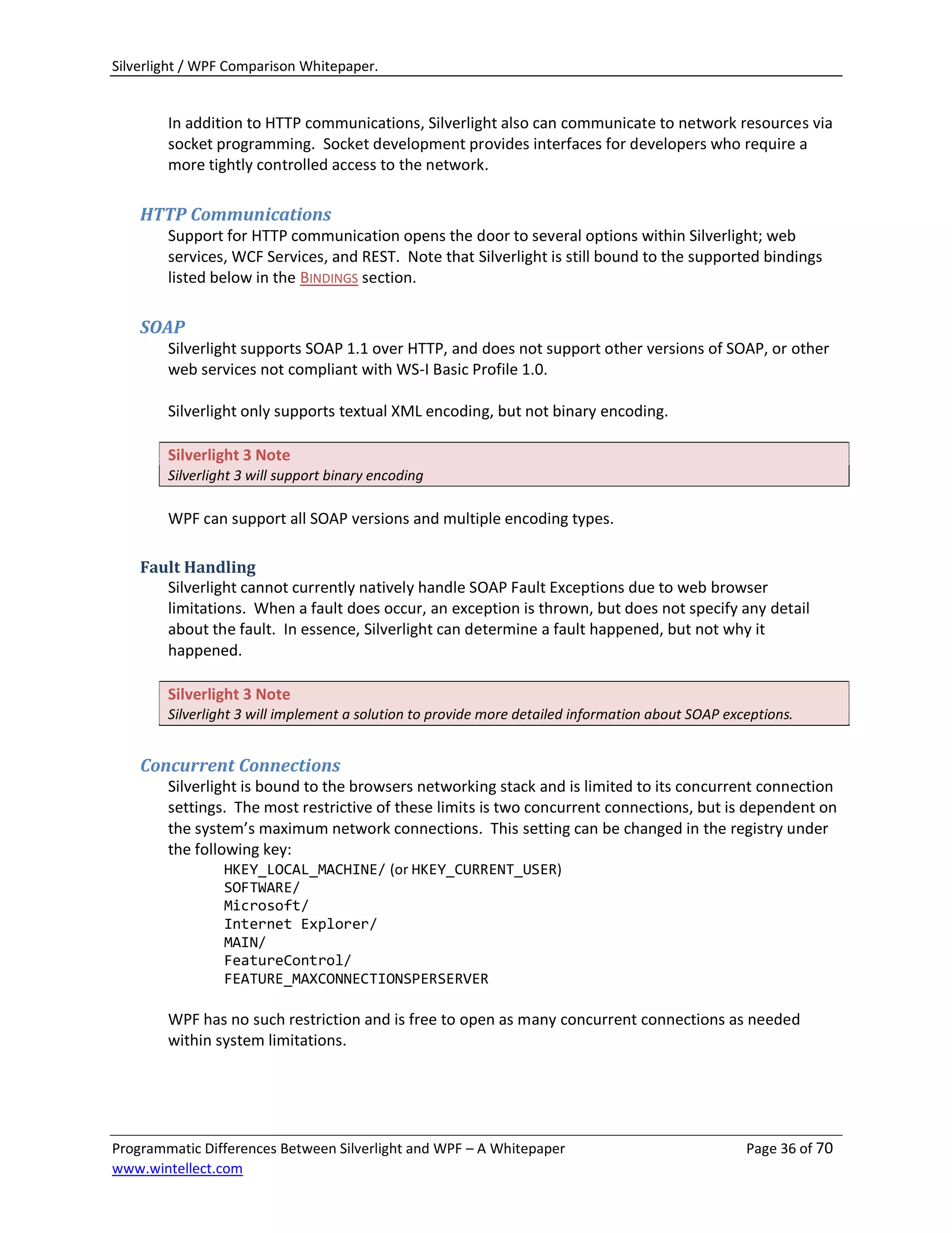 Microsoft Wpf Silverlight Comparison Whitepaper V1 1 | PDF | Desktop Publishing | Computer ...