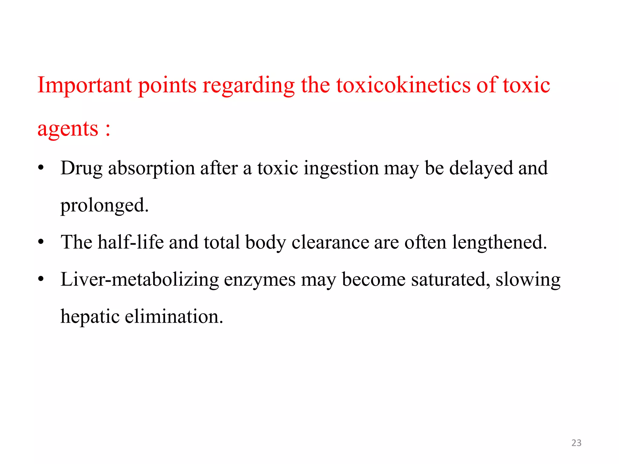 Microsomal assays toxicokinetics taxicokinetic evaluation in ...
