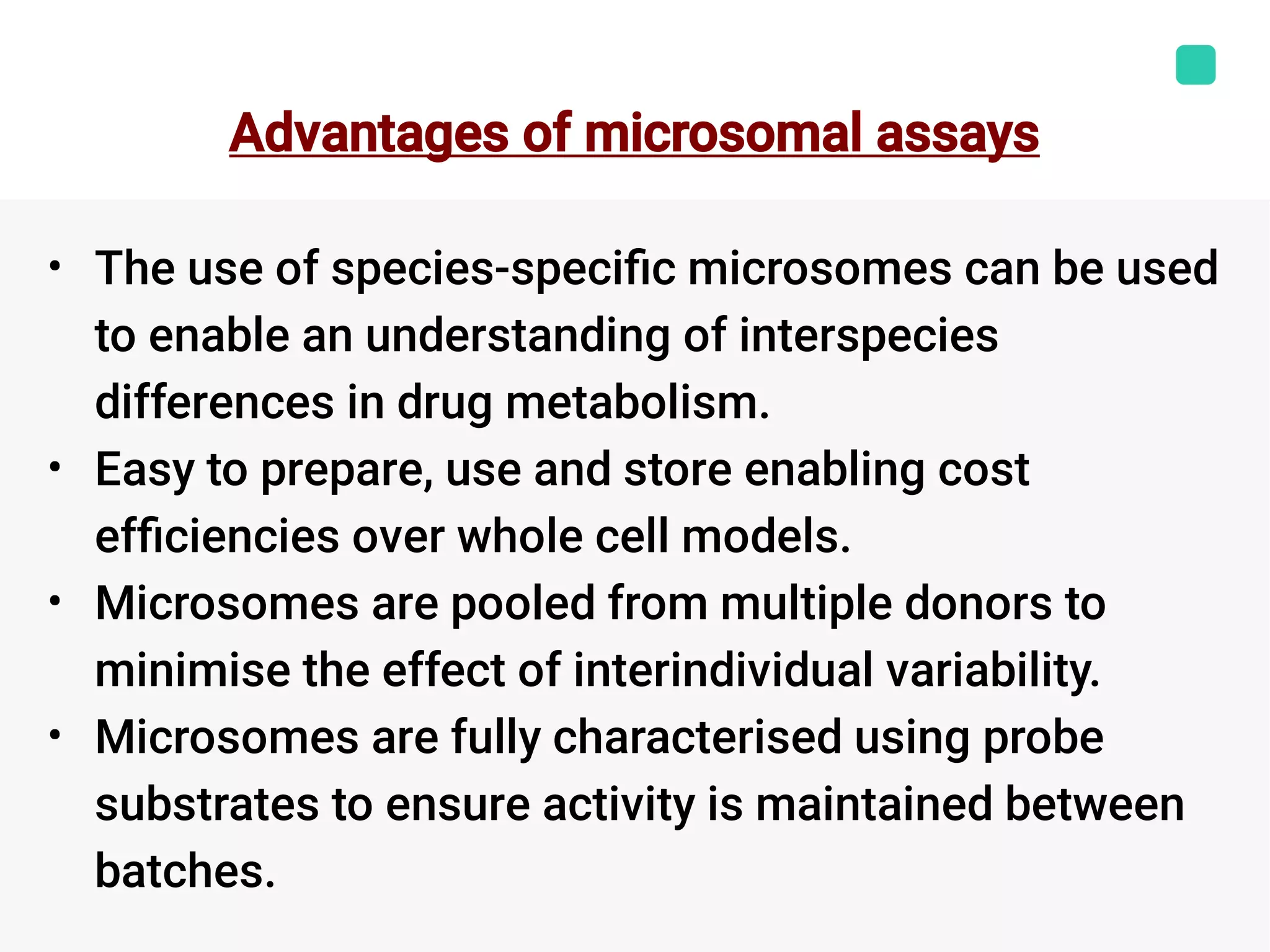 Microsomal stability assay | PDF