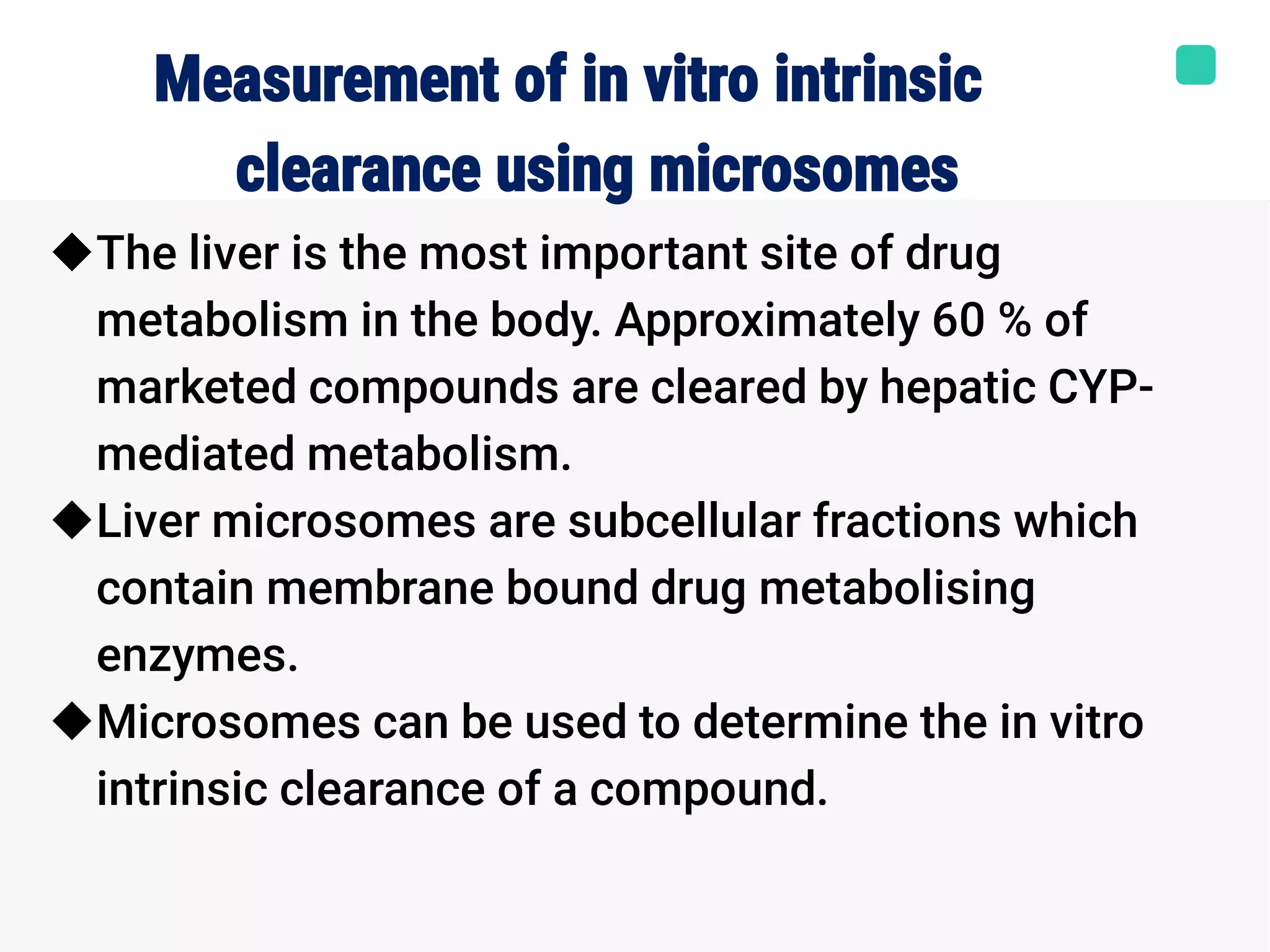 Microsomal stability assay | PDF