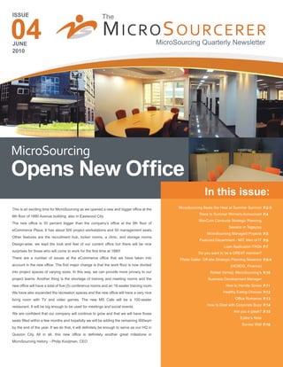 MicroSourcing - June 2010 | PDF
