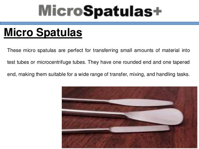 Micro Lab Spatulas | PPT
