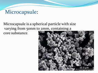 Microspheres | PPTX