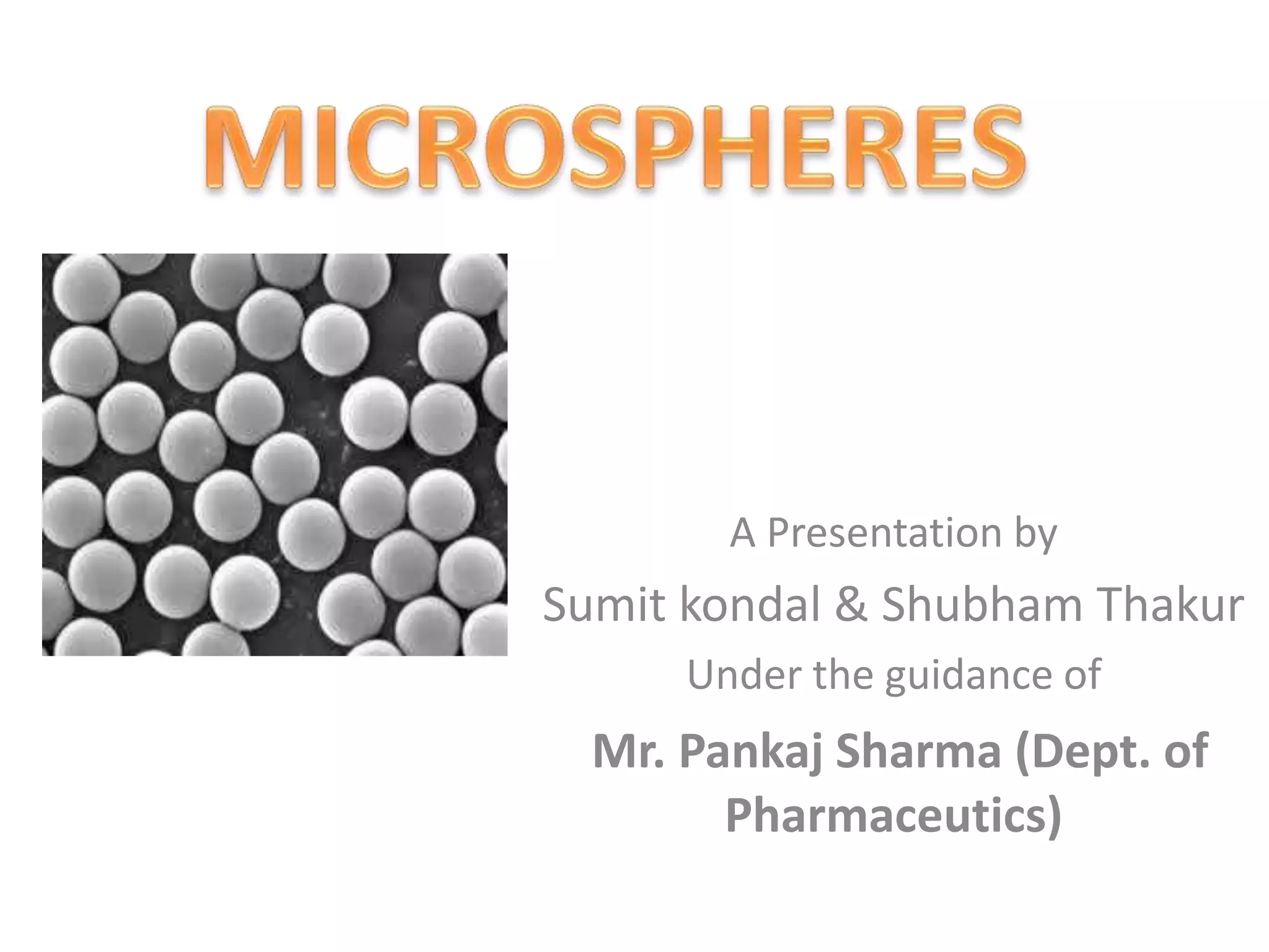 Microspheres | PPT