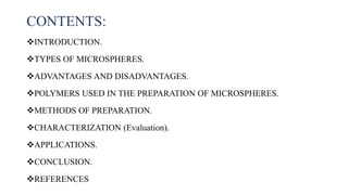 Microspheres | PPT