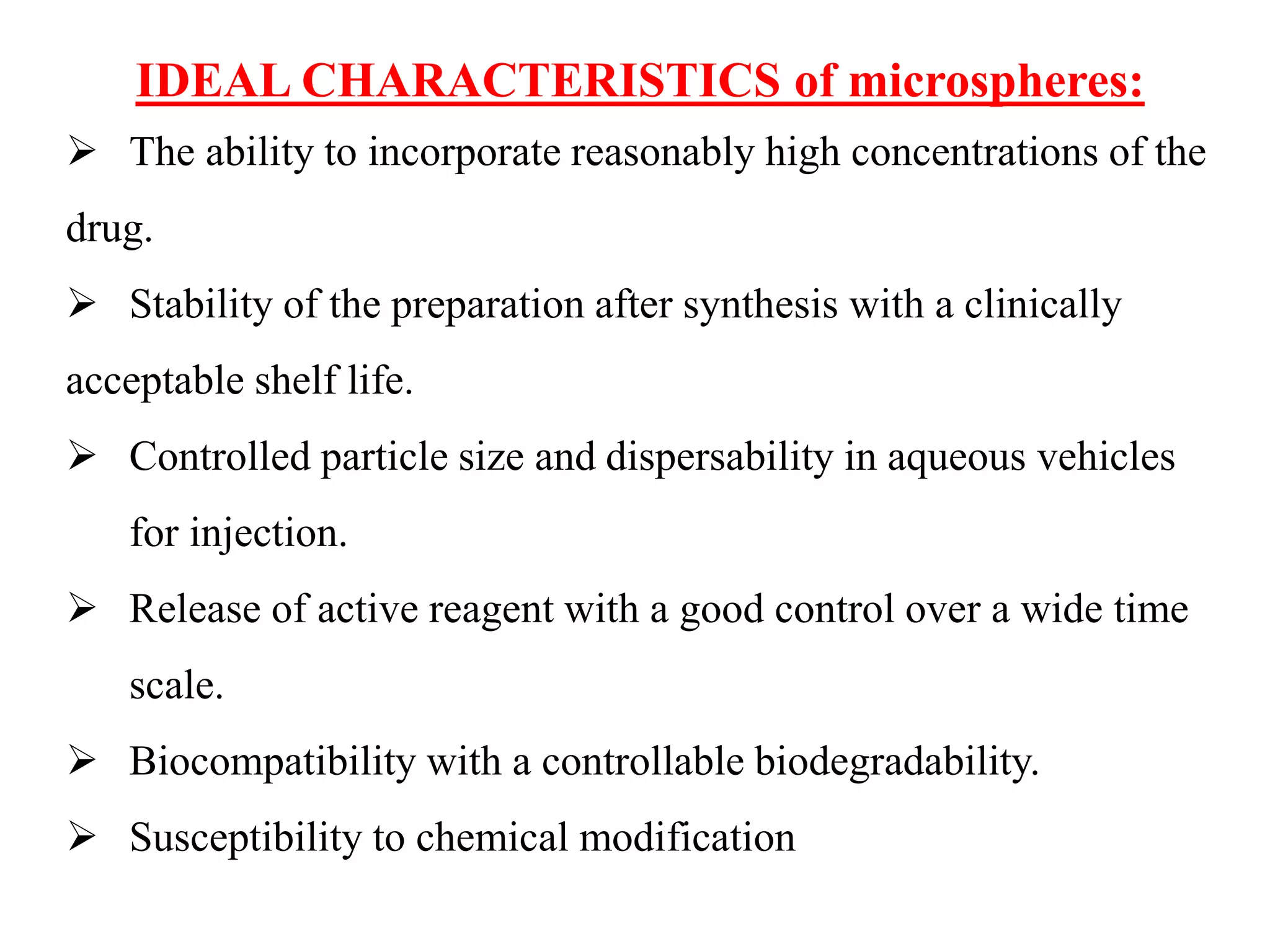 Microspheres | PDF