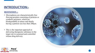 Microspheres | PPTX