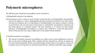MICROSPHERES AND THEIR PHARMACEUTICAL APPLICATION.pptx