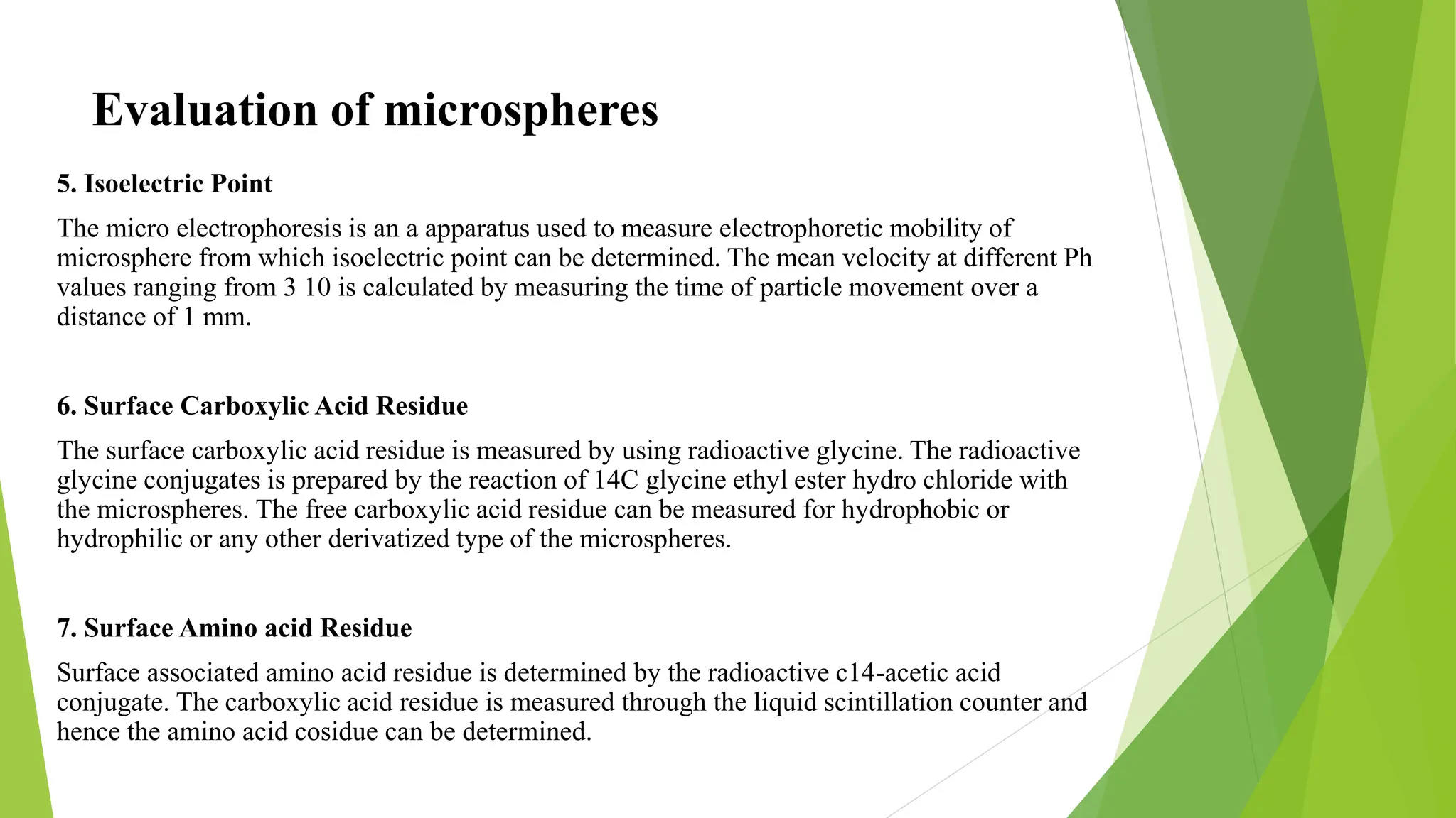 Microspheres in molecular pharmaceutics | PPTX