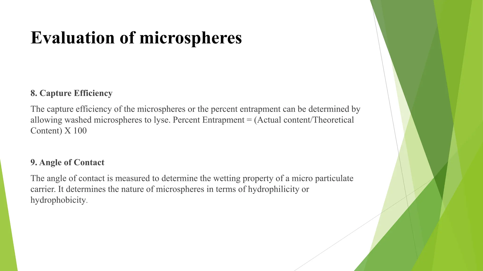 Microspheres in molecular pharmaceutics | PPTX