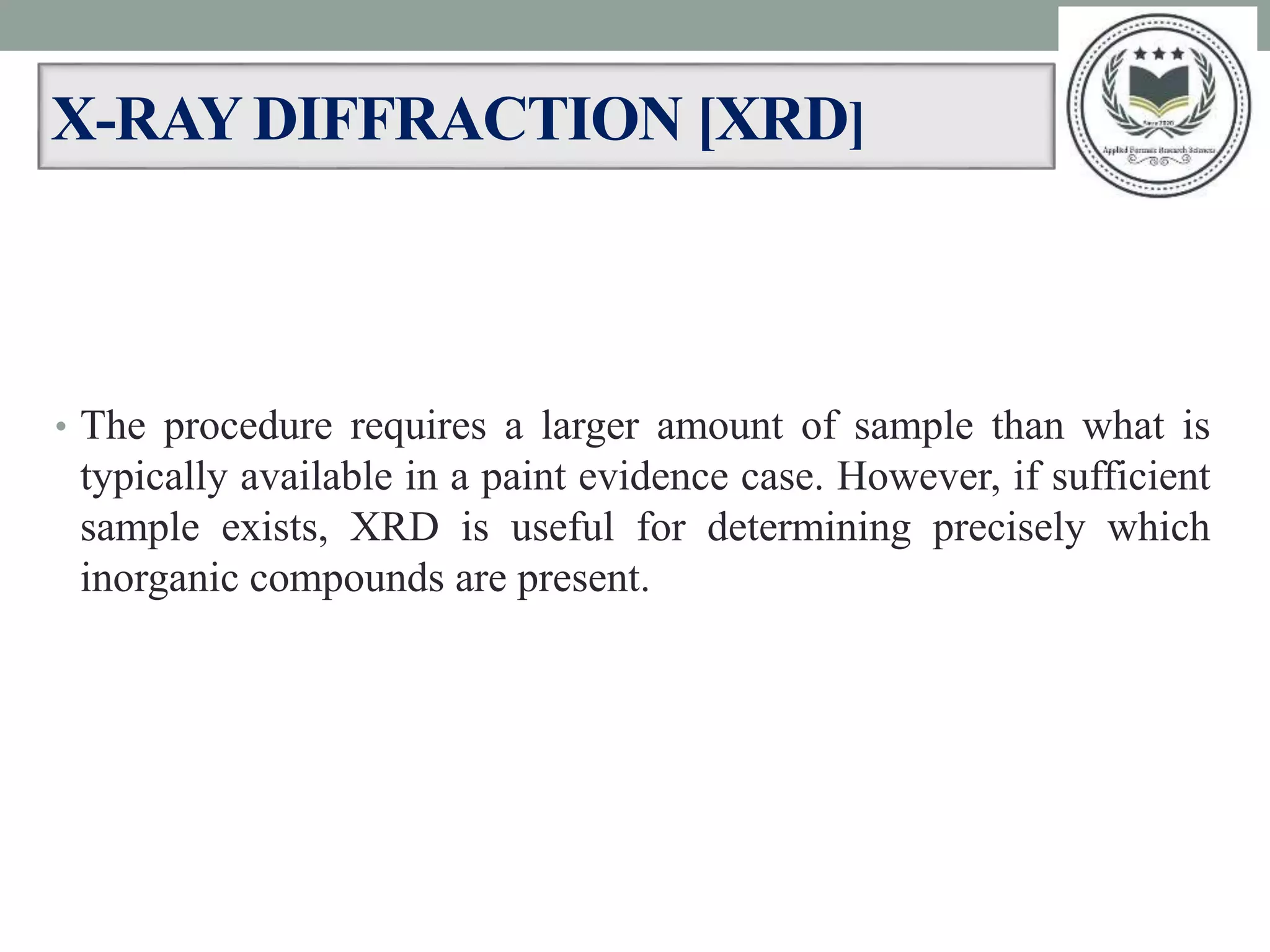 Microscopic Analysis of Paints | PPTX