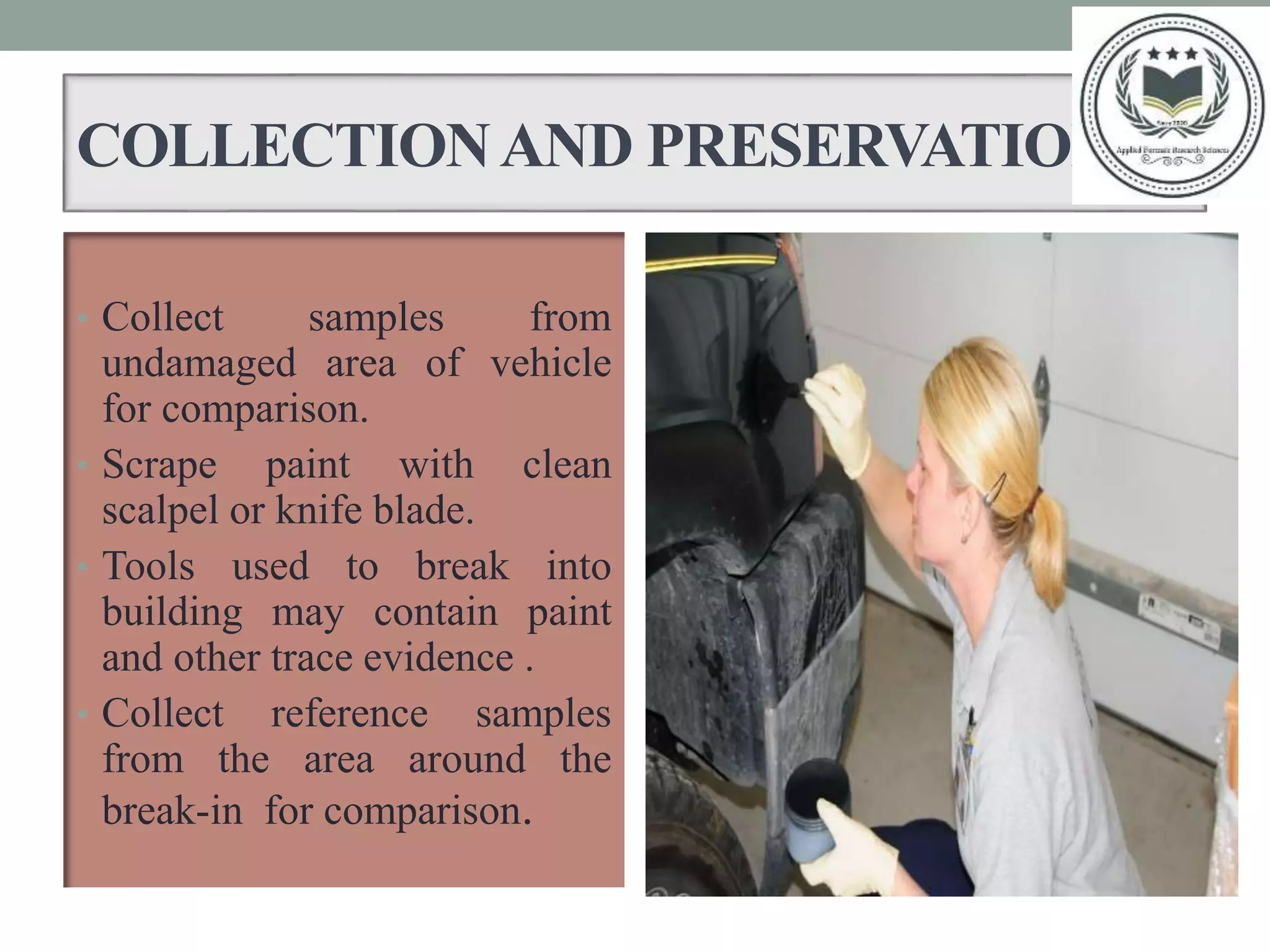 Microscopic Analysis of Paints | PPTX