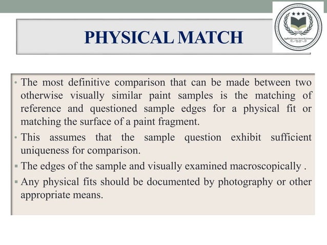 Microscopic Analysis of Paints | PPTX