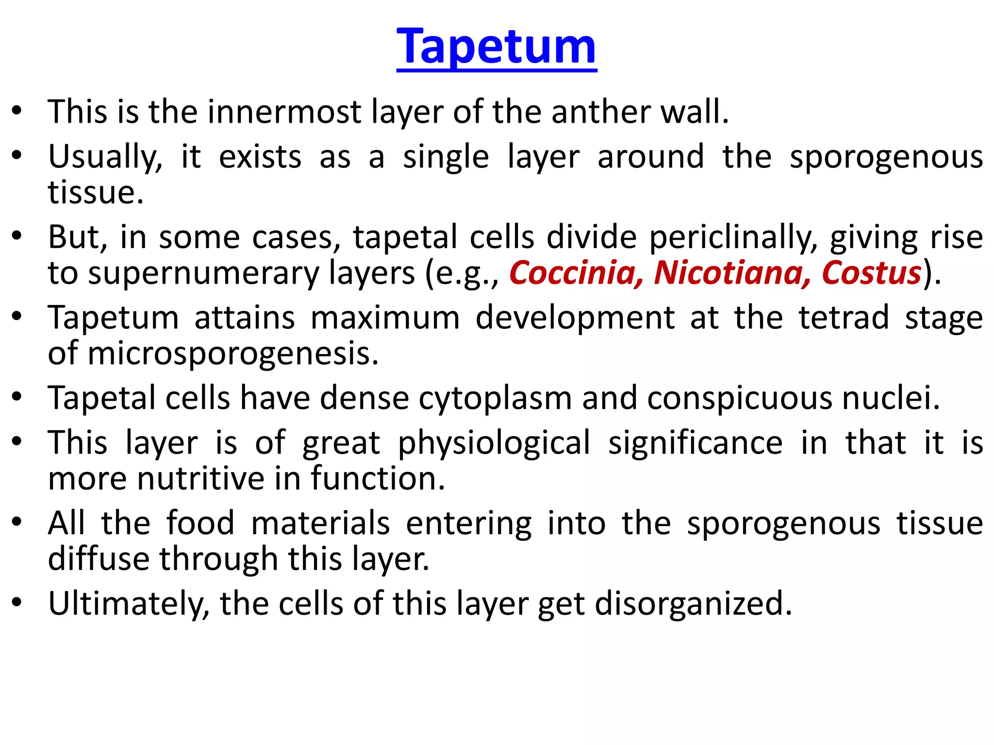 Microsporogenesis | PPTX