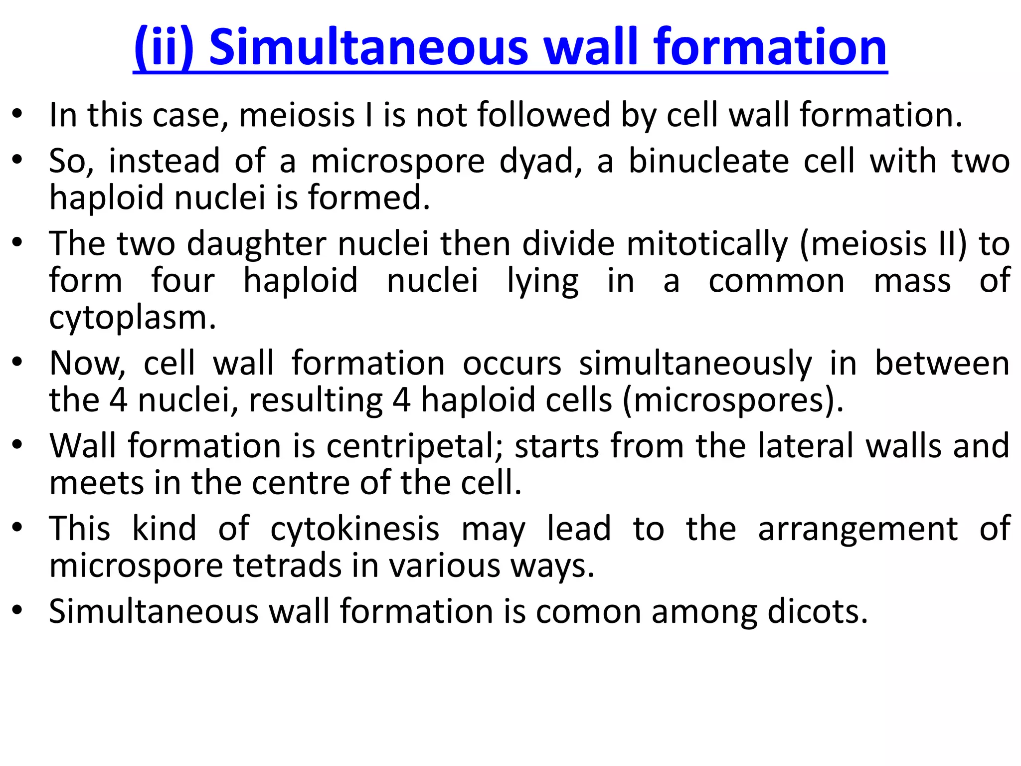 Microsporogenesis | PPTX
