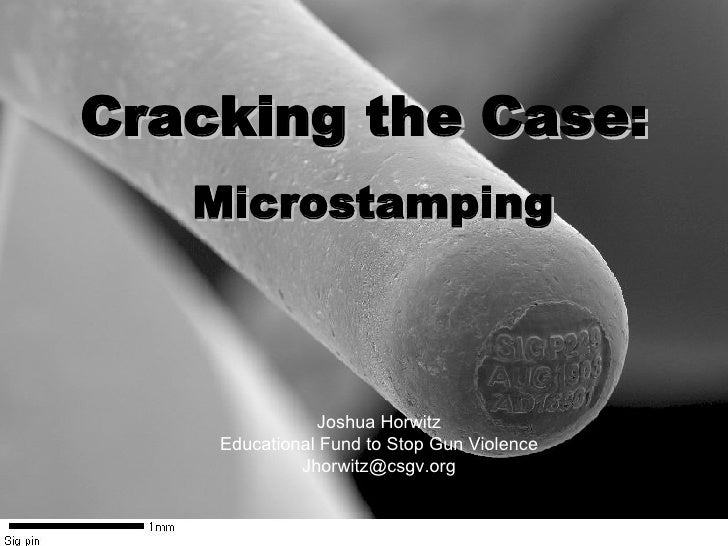 Microstamping