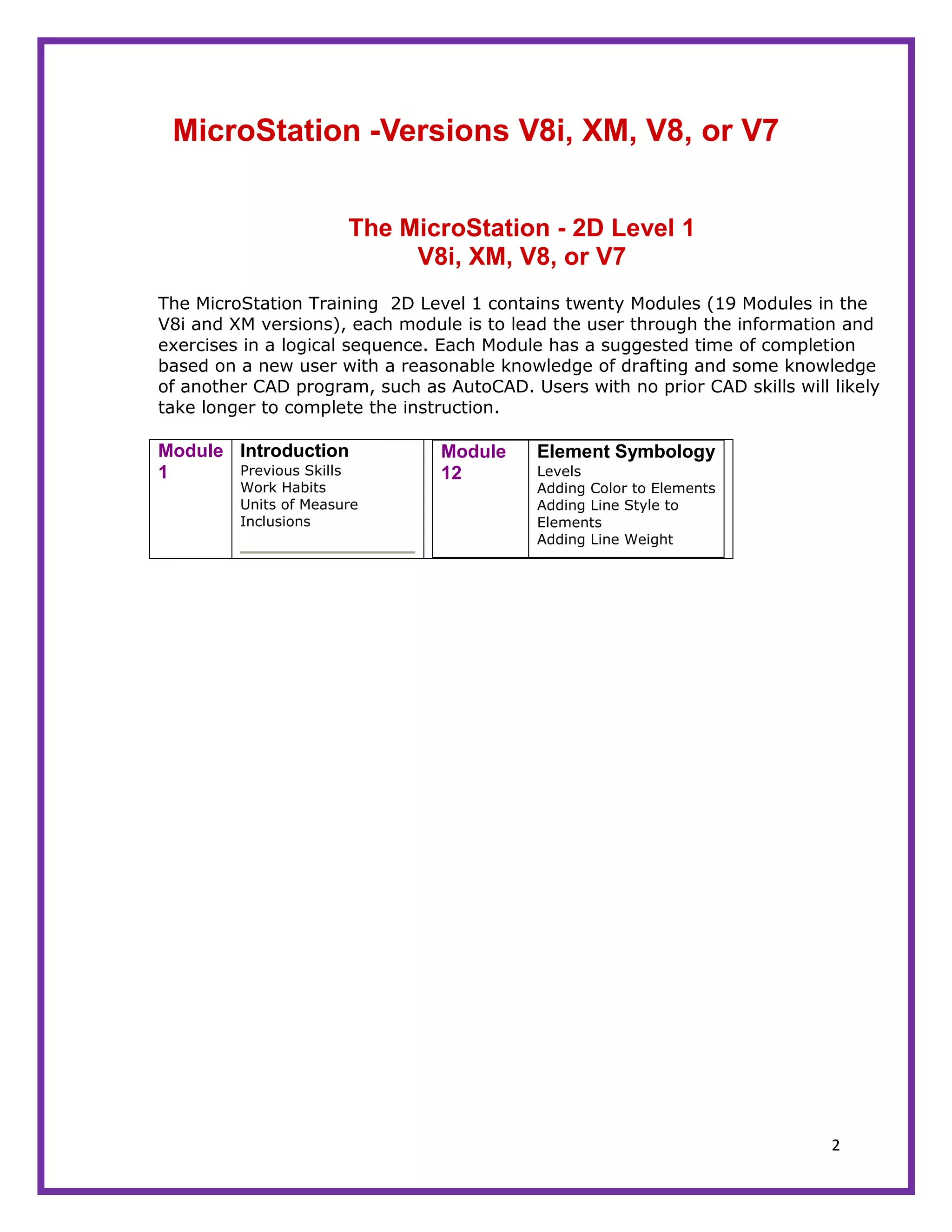 Microstation brochure | PDF