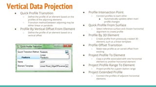 Microstation SS4 Corridor Modeler: Alignment Data | PPT