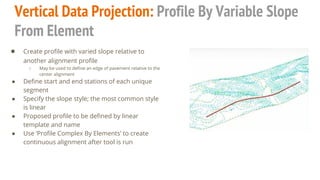 Microstation SS4 Corridor Modeler: Alignment Data | PPT