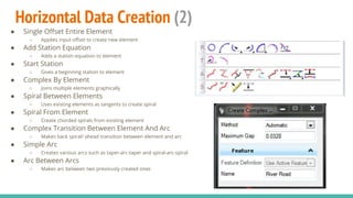 Microstation SS4 Corridor Modeler: Alignment Data | PPT