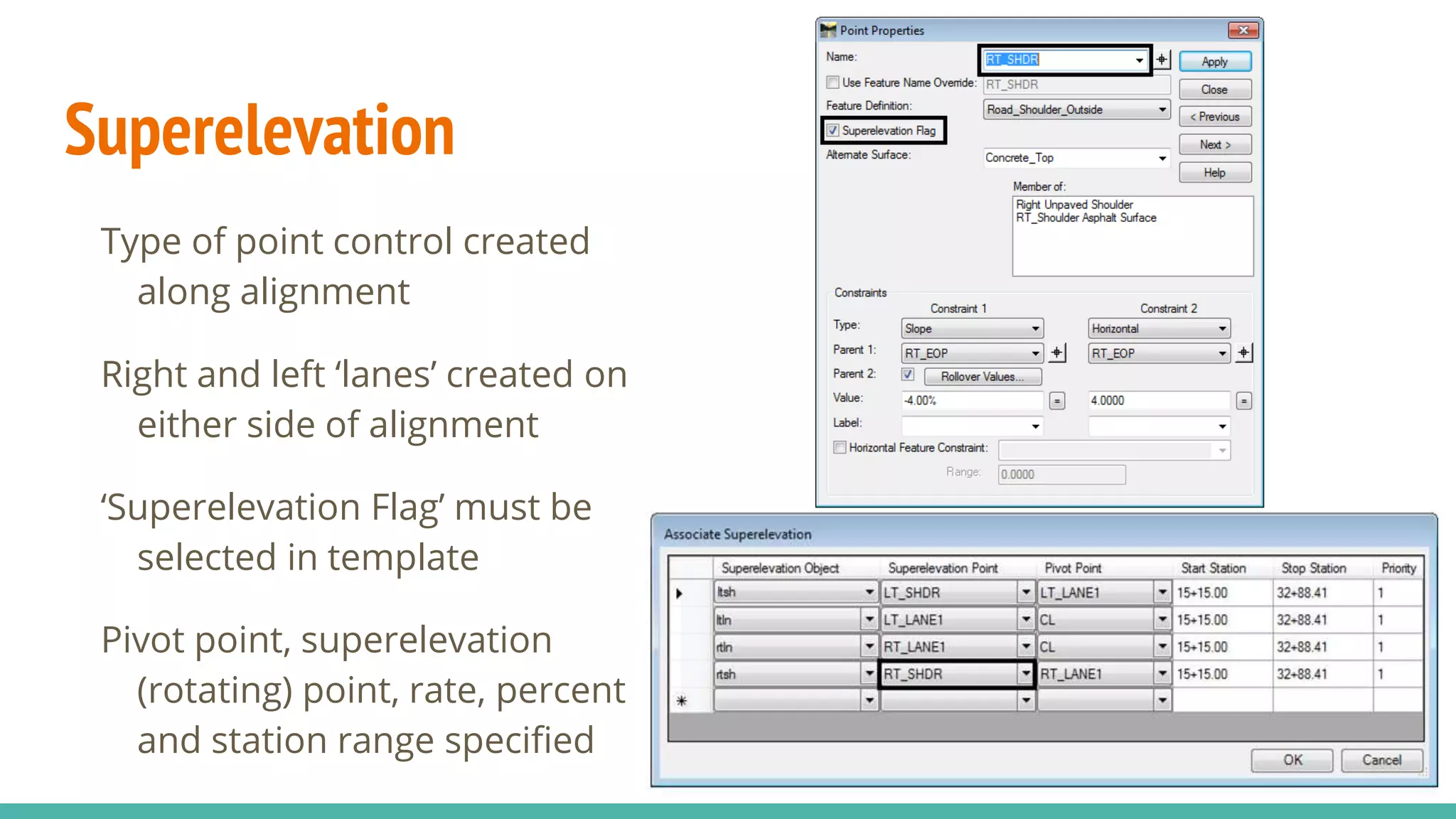 Microstation SS4 Corridor Modeler Overview | PPTX