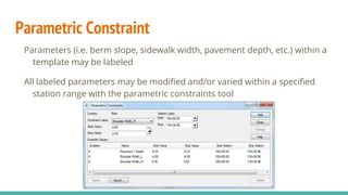 Microstation SS4 Corridor Modeler Overview | PPT